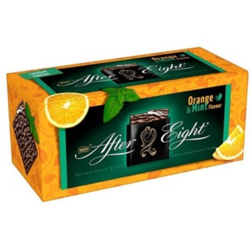 Nestle After Eight Orange & Mint Flavour Dark Chocolate, 200g Assorted ...