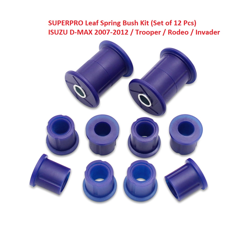 SUPERPRO Isuzu Invader / Rodeo / D-Max REAR LEAF SPRING BUSH KIT070K ...