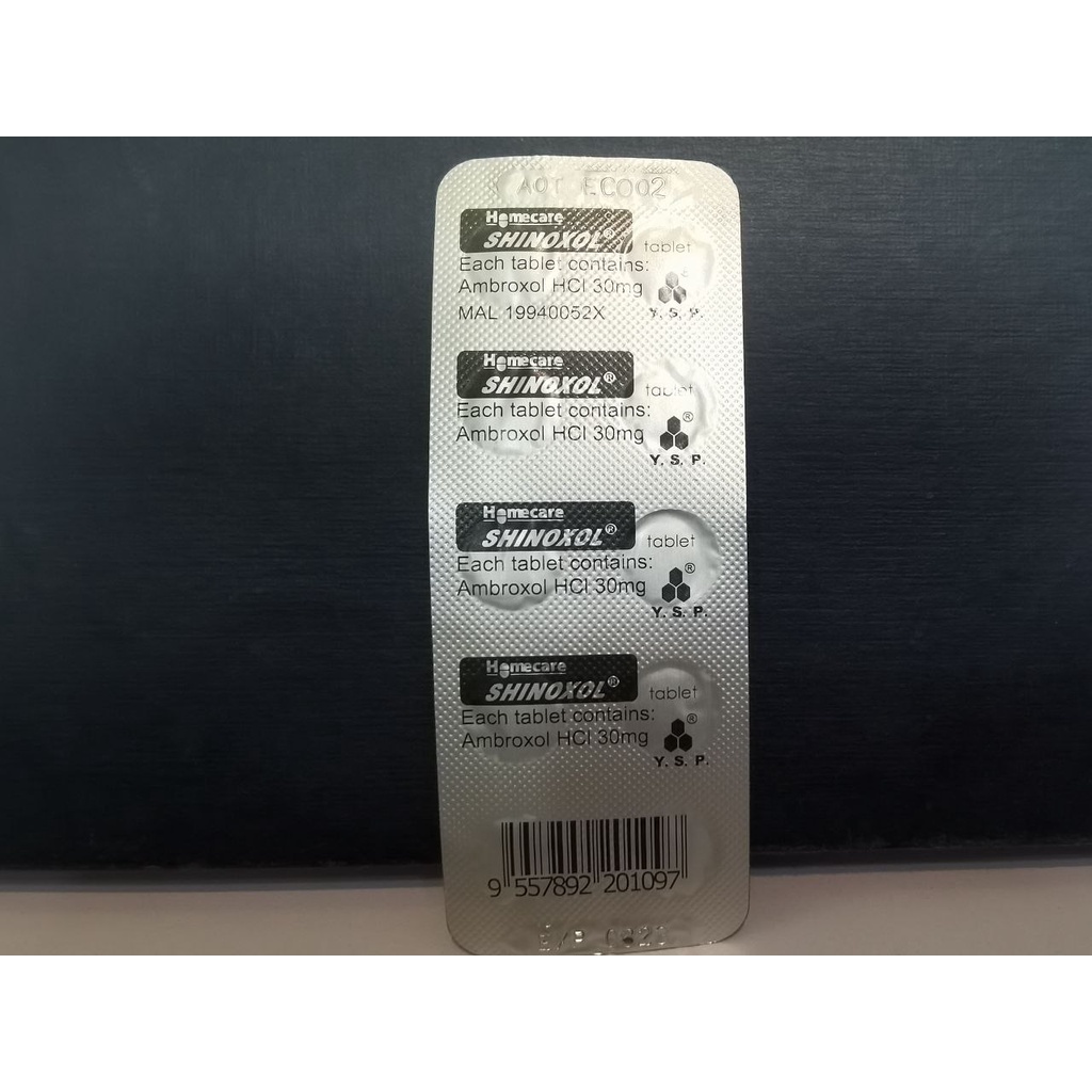 AMBROXOL 30MG TABLET 10'S (PECAH KAHAK) | Shopee Malaysia
