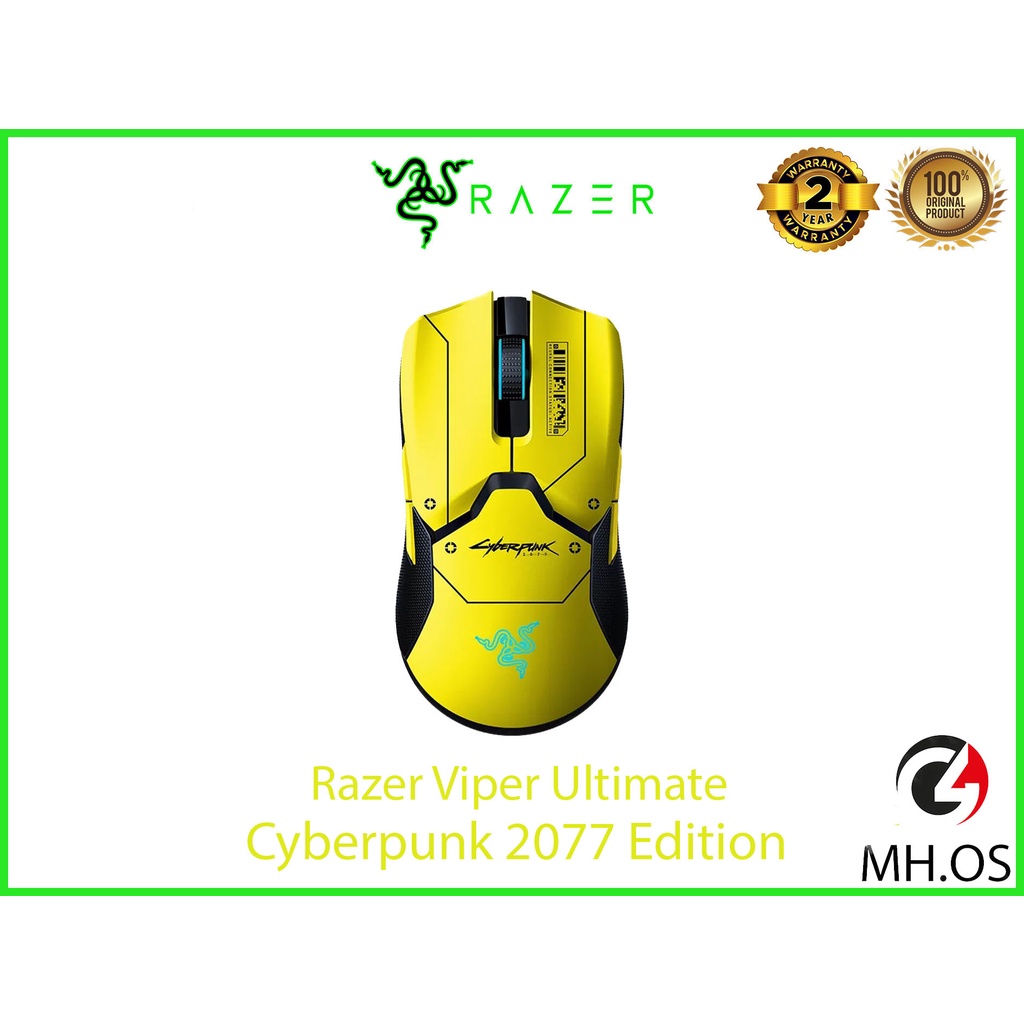 Razer Viper Ultimate Cyberpunk 2077 Edition Wireless 20000 DPI Gaming ...