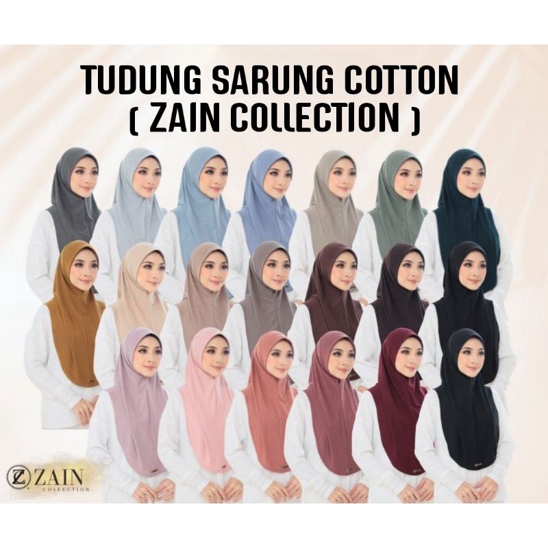[ BATCH 01 ] Tudung Sarung Cotton Korea Premium Sauk Saiz M L Zain ...