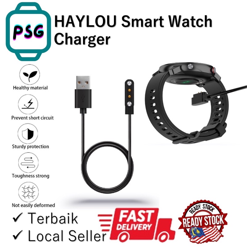 (PSG) USB Magnetic Chargers For Haylou Solar LS05 LS05S (RT) LS01 LS02 ...