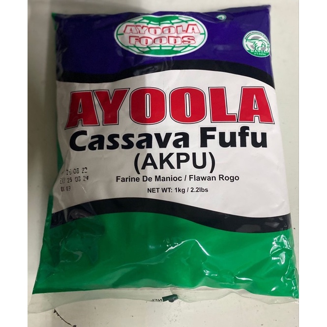 Cassava Fufu (AKPU) 1kg/pack(New Packaging) | Shopee Malaysia