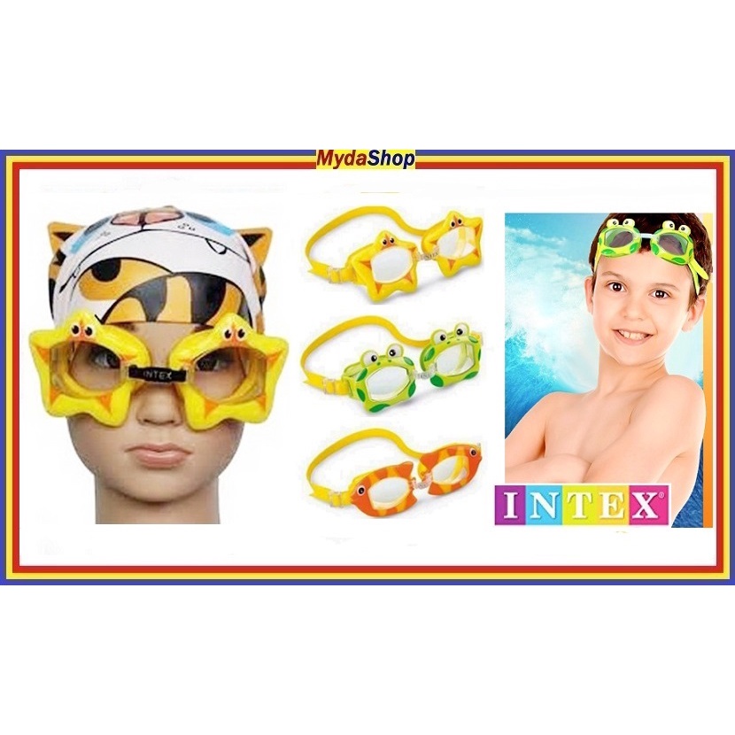 INTEX Aquaflow Play Kids Pool Swimming Goggles. Kacamata Renang ...