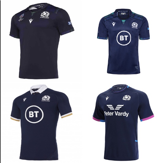 2019-2020 Scotland Rugby Jersey Home and Away clothes S-3XL | Shopee ...