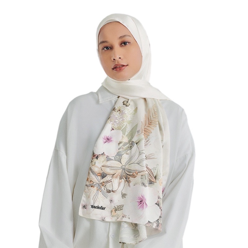 naelofar shawl cream | Shopee Malaysia