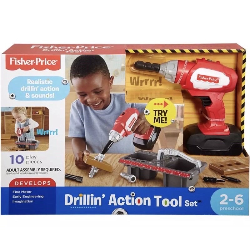 Fisher- Price Drillin Action Tools Set | Shopee Malaysia