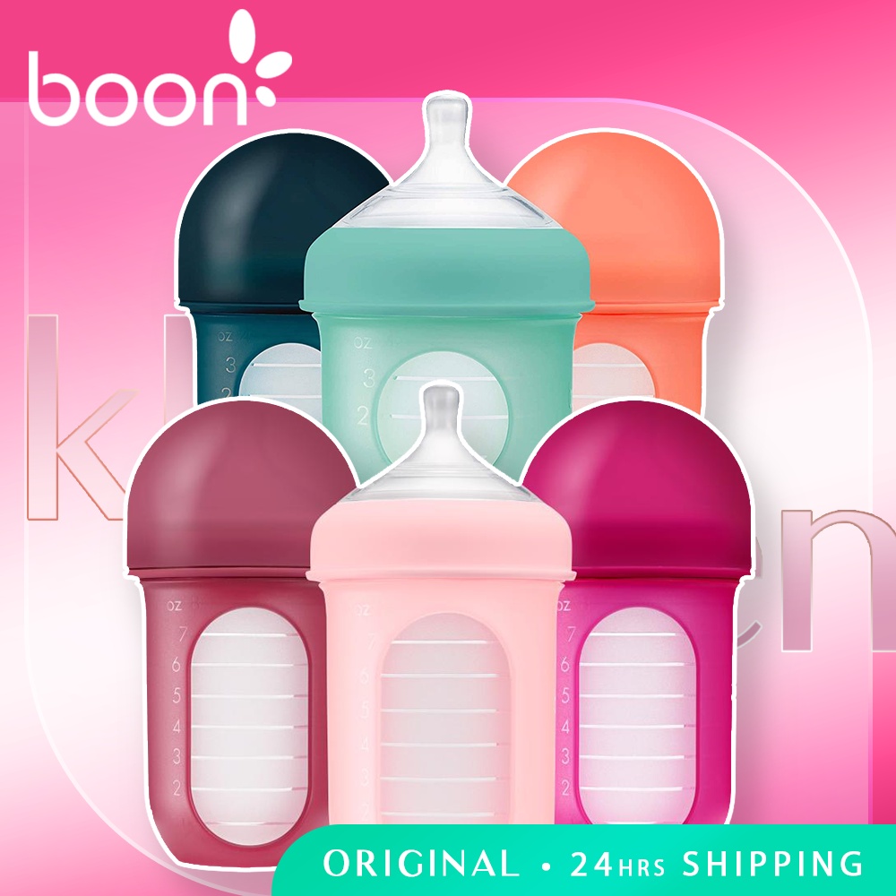 Boon NURSH Reusable Silicone Pouch Baby Bottles | Shopee Malaysia