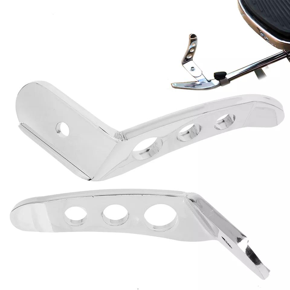 Chrome Motorcycle Foot Pedal Stand Kickstand Extension For Harley CVO ...