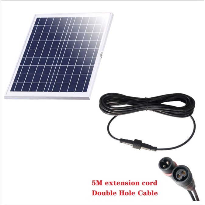 Solar Panels/5M Extension Cords for Solar Lights | Shopee Malaysia