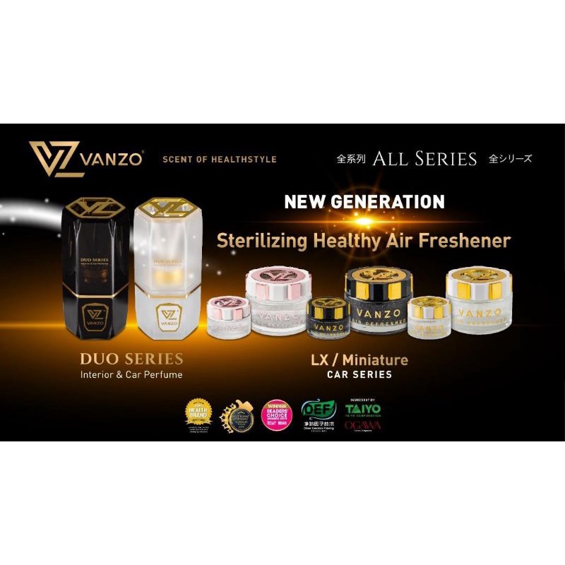 Vanzo Car Perfume 💯% Original | Shopee Malaysia