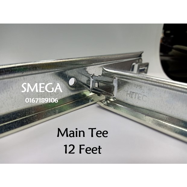 SMEGA Steel Ceiling Tee (Main Tee, Cross Tee, Wall Angle) | Shopee Malaysia