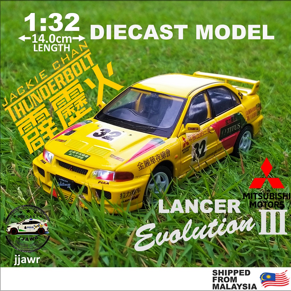 1:32 霹雳火 Thunderbolt Mitsubishi Lancer Evolution 3 Evo 3 Evo III Model ...