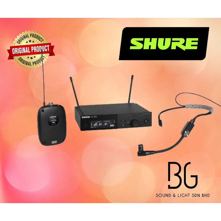 Shure SLXD14/SM35 Wireless System with SLXD1 Bodypack Transmitter and ...
