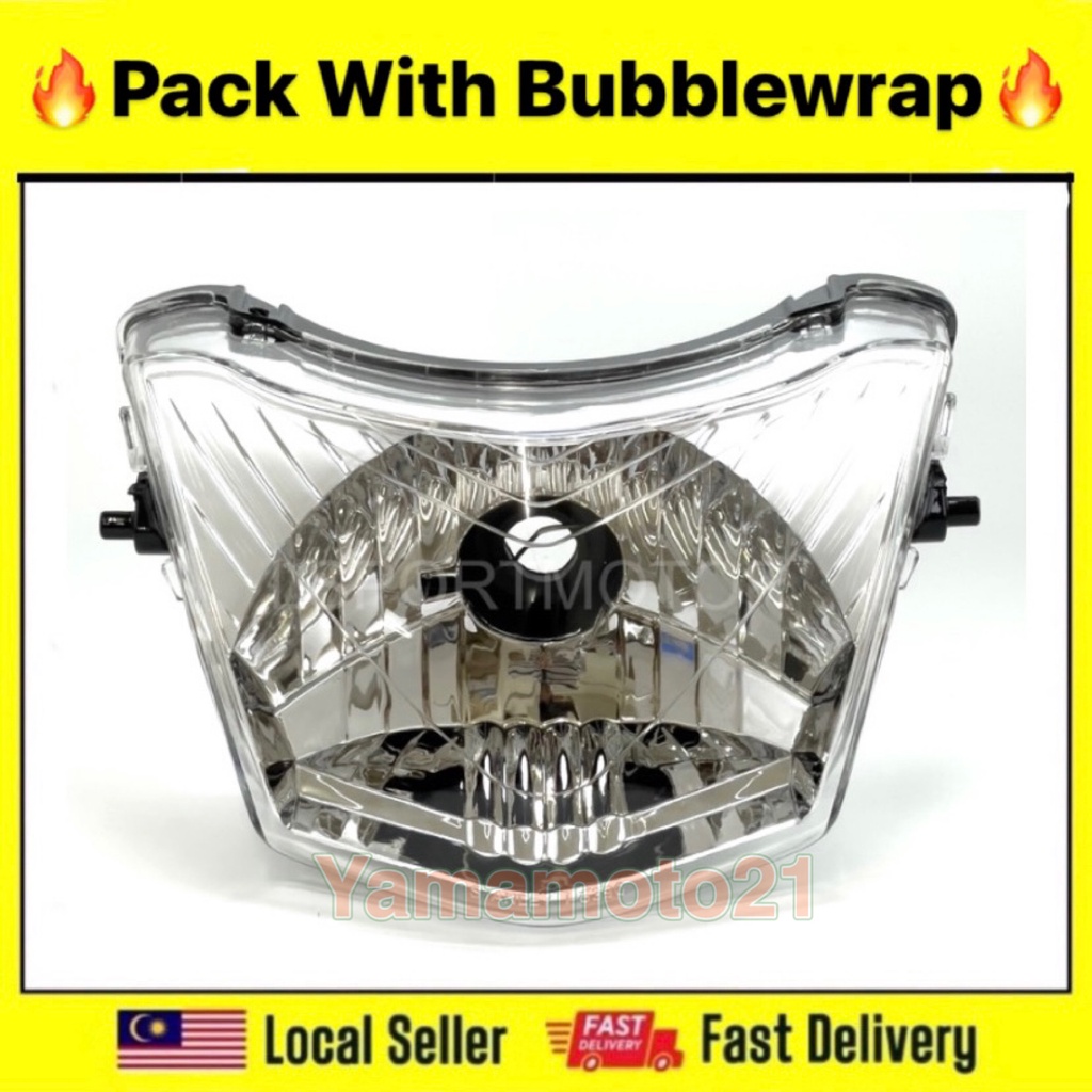 Honda Wave 110 Dx Wave110 Dx Head Lamp Light FRONT HEADLAMP LAMPU DEPAN ...