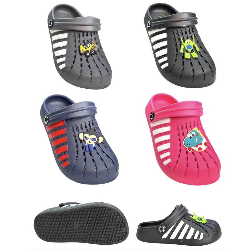 READY STOCK | Kids Sandals Crocs Casual Wear Slipper Boys Girl Slip On ...