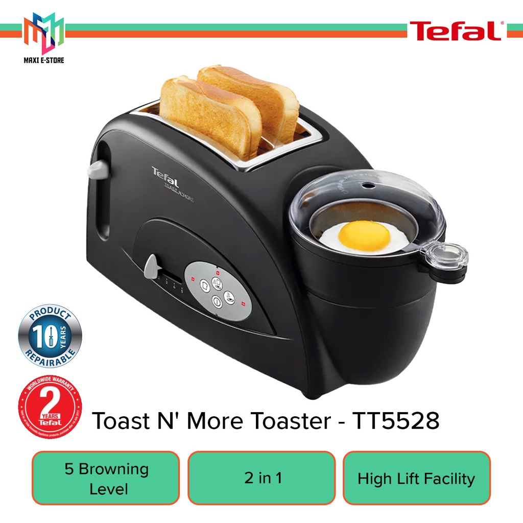 Tefal TT5528 Toast N' More Toaster (Toaster/ Pembakar Roti) | Shopee ...