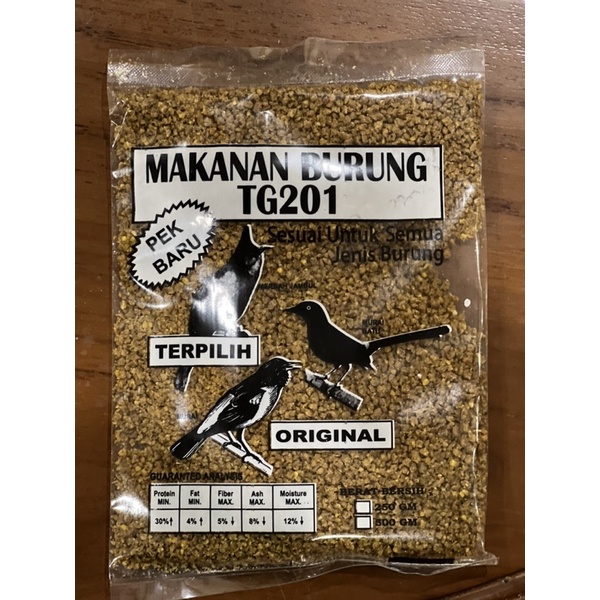 MAKANAN BURUNG DEDAK GORENG TG 201 ORIGINAL | Shopee Malaysia