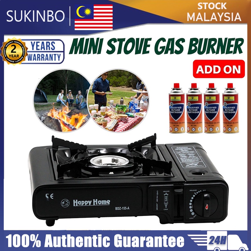 SUKINBO Casserole Portable Cassette Furnace Butane Gas Stove Outdoor ...