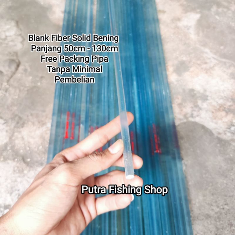 Blank Solid Clear Fiber 50cm - 130cm Rigid - Blank Fiber Clear Solid ...