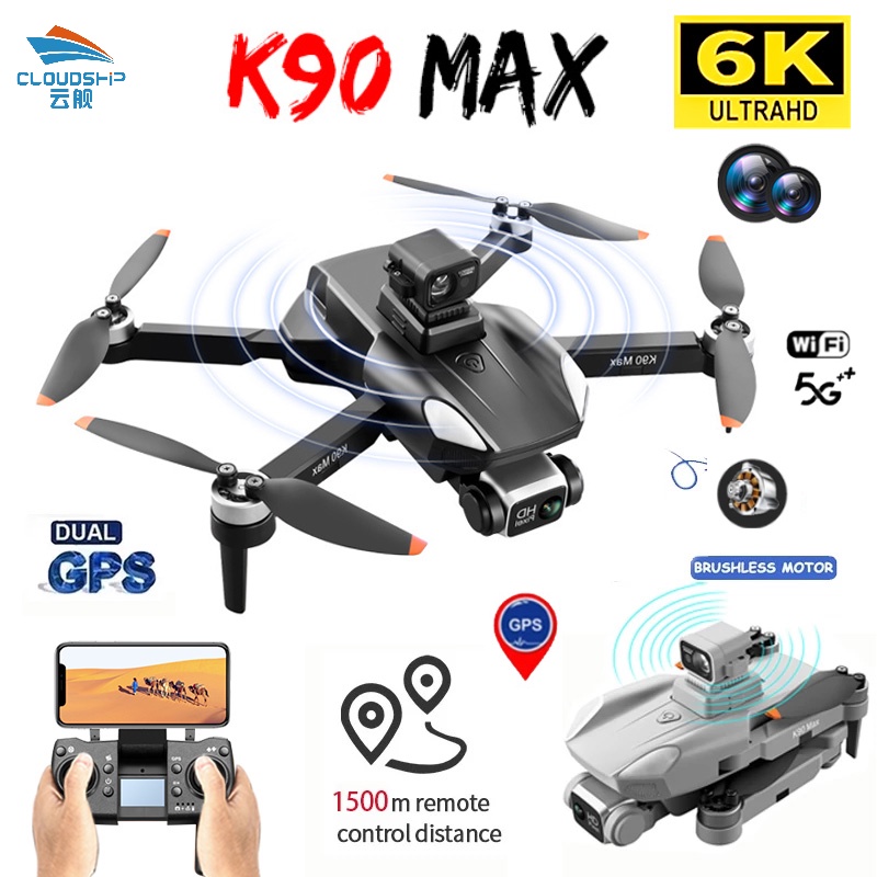 K90 Max GPS Drone 4K Eis Dual Camera With Laser Obstacle Avoidance ...