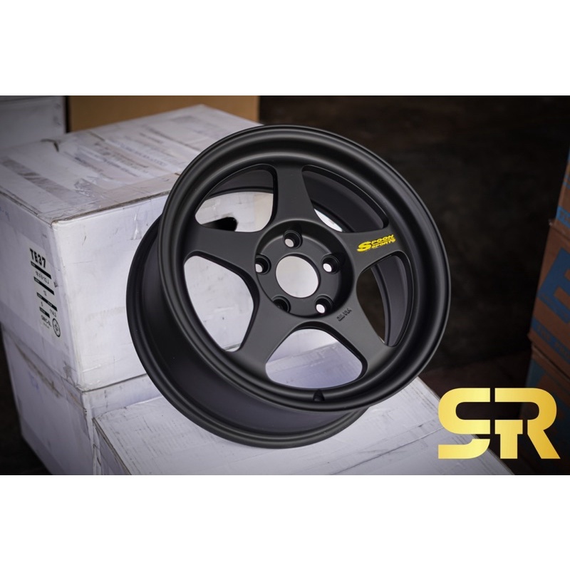 Promax Spoon Sports Sw388 16” 5x114.3 with Ori Cutting Sand Blast Black ...