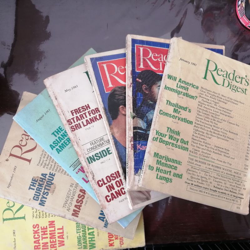 [PRELOVED] (Vintage Magazine) Reader's Digest Year (1981-1983) | Shopee ...