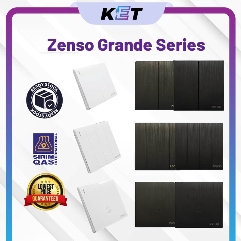 [SIRIM APPROVED] Zenso Grande Series Switch /Switches & Socket Outlet ...