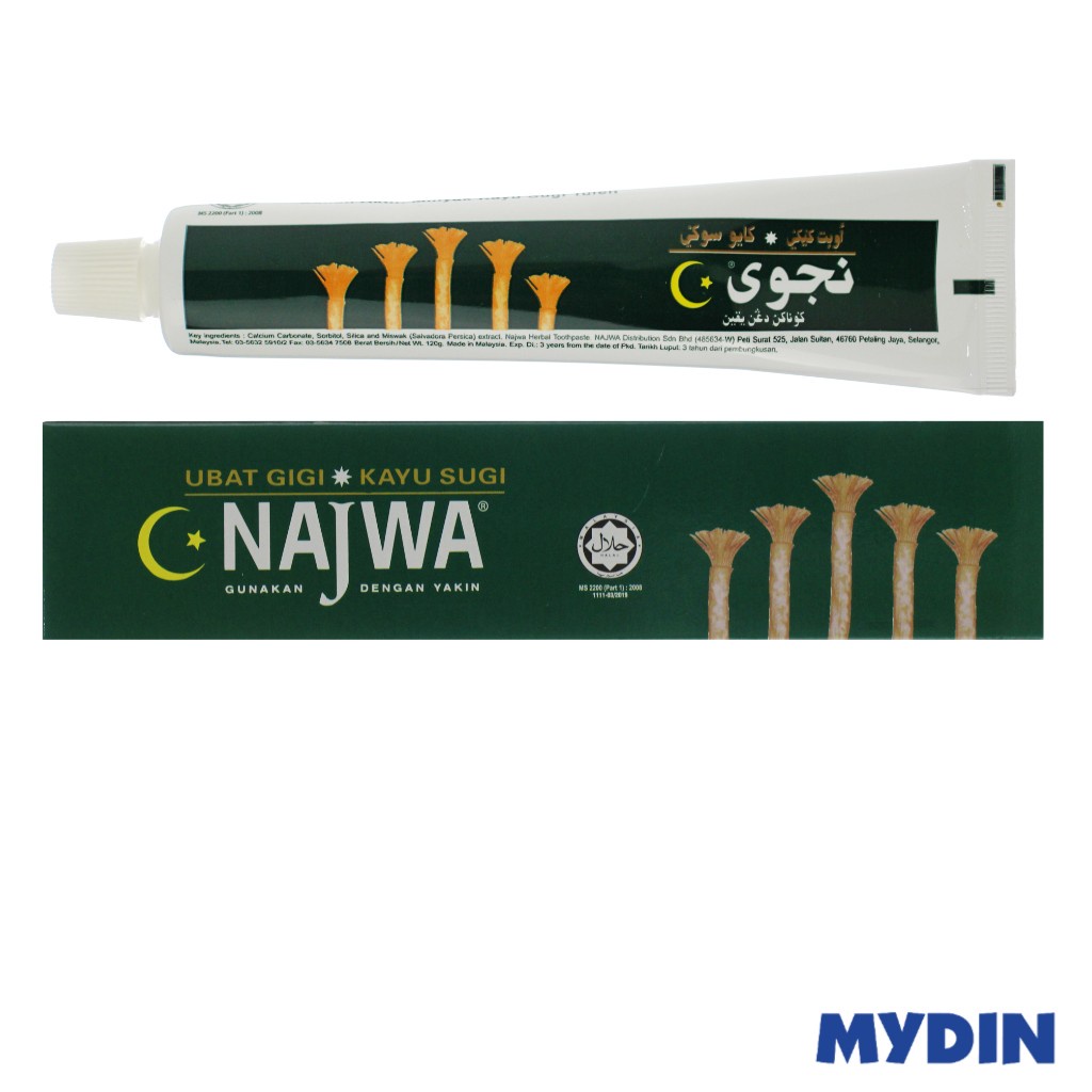 Najwa Toothpaste Kayu Sugi 120g | Shopee Malaysia