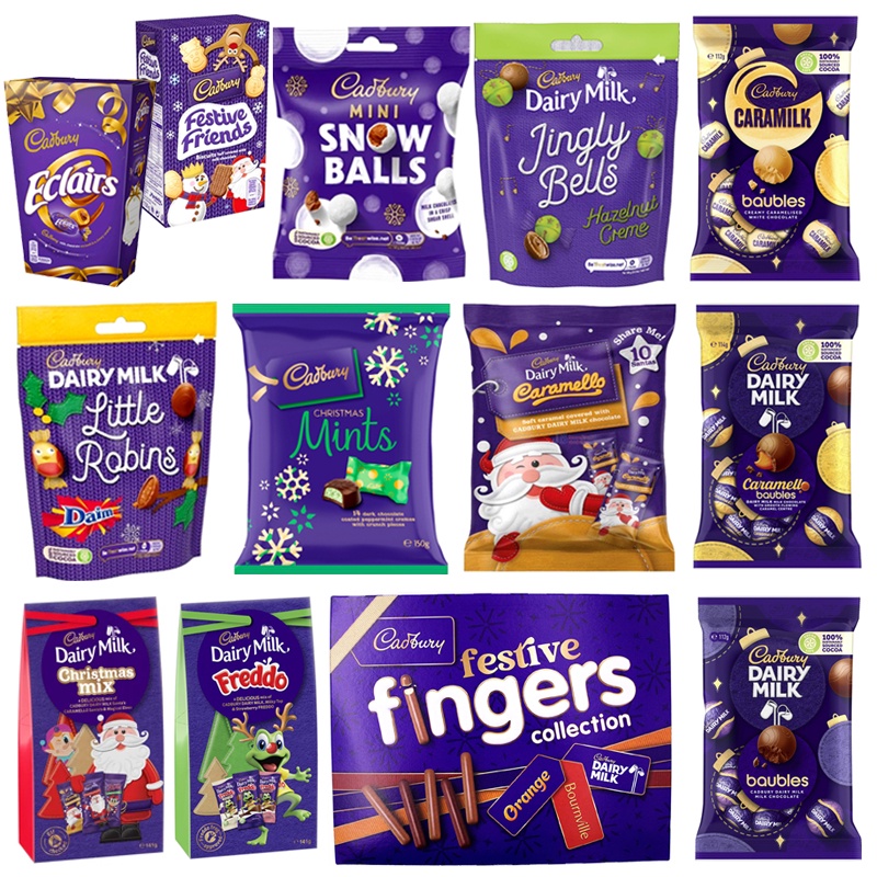Cadbury Dairy Milk Chocolate (Limited Edition) Xmas Gift Box/Gift Bag ...