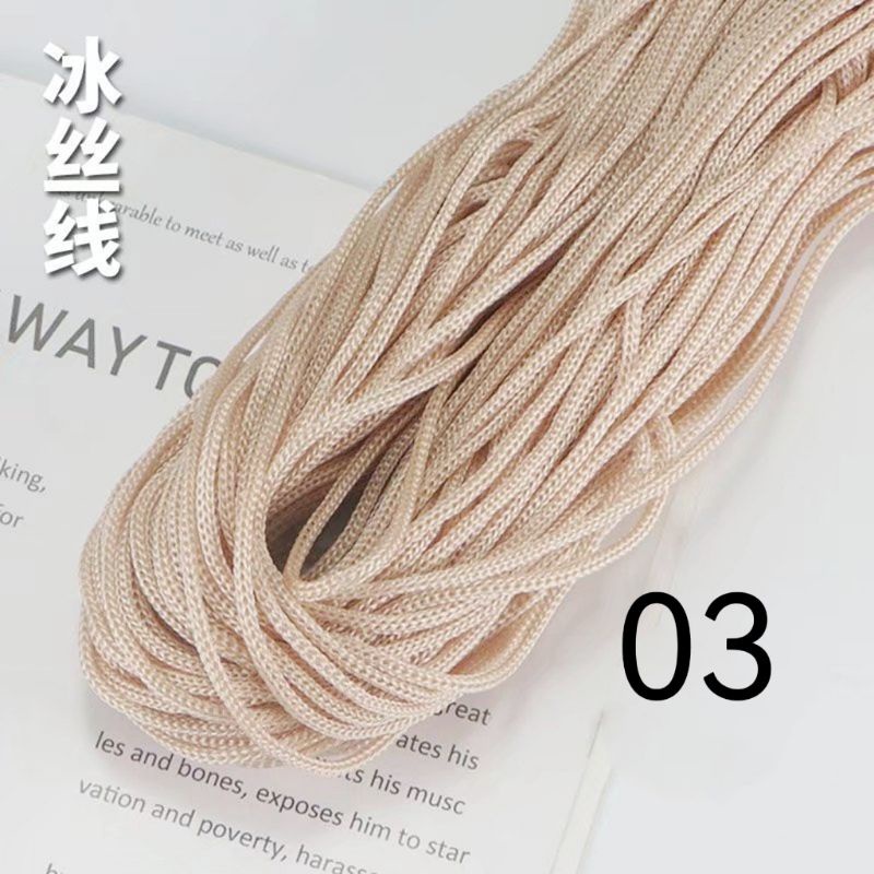 3mm Benang PP Yarn Benang Kait Topi Crochet Yarn Knitting DIY Bag Beg ...