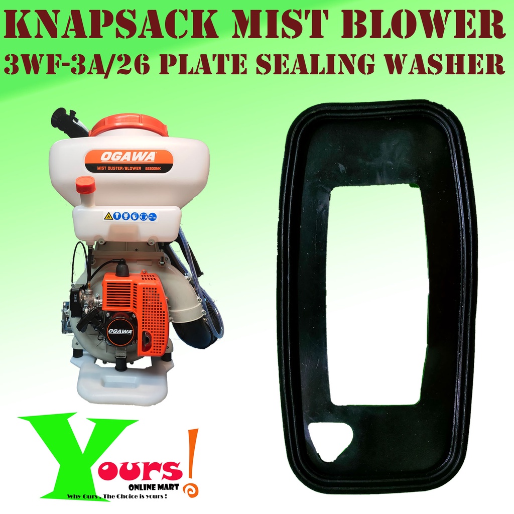 3WF3A KNAPSACK MIST BLOWER PLATE WASHER \ PELAPIK GETAH PIRING MESIN ...