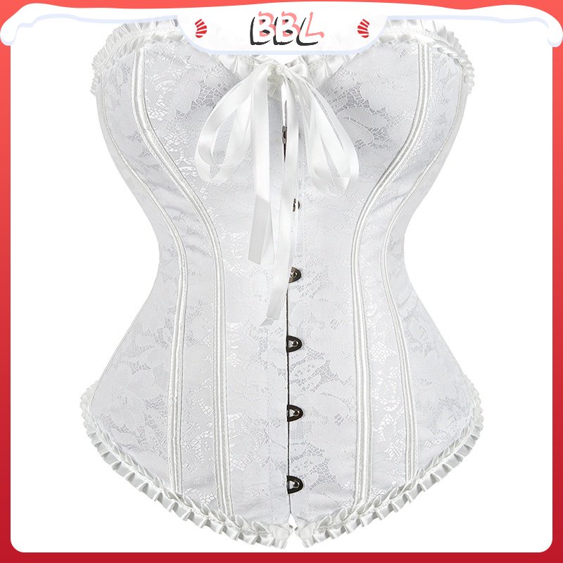 Corset Top For Women Plus Size Overbust Flower Corsets And Bustiers