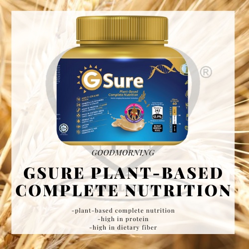 GSure Plant-Based Complete Nutrition(GOODMORNING)900g | Shopee Malaysia