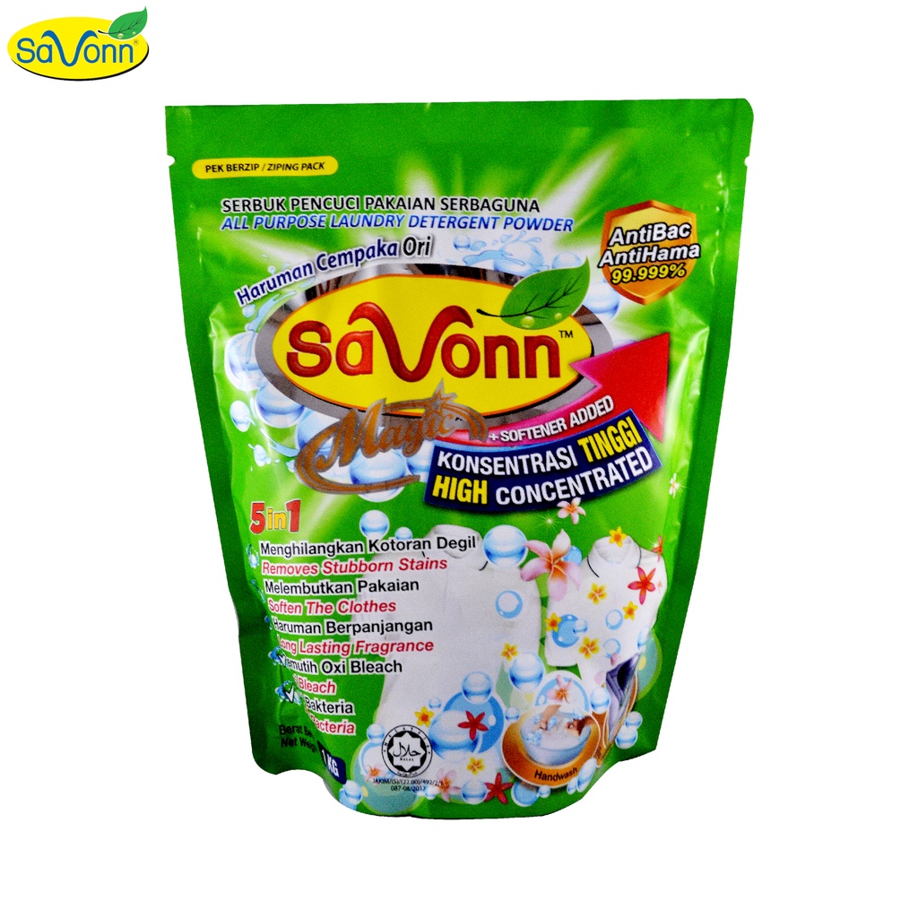 Savonn Magic Micromatic Multipurpose Detergent Powder Concentrated (1KG ...
