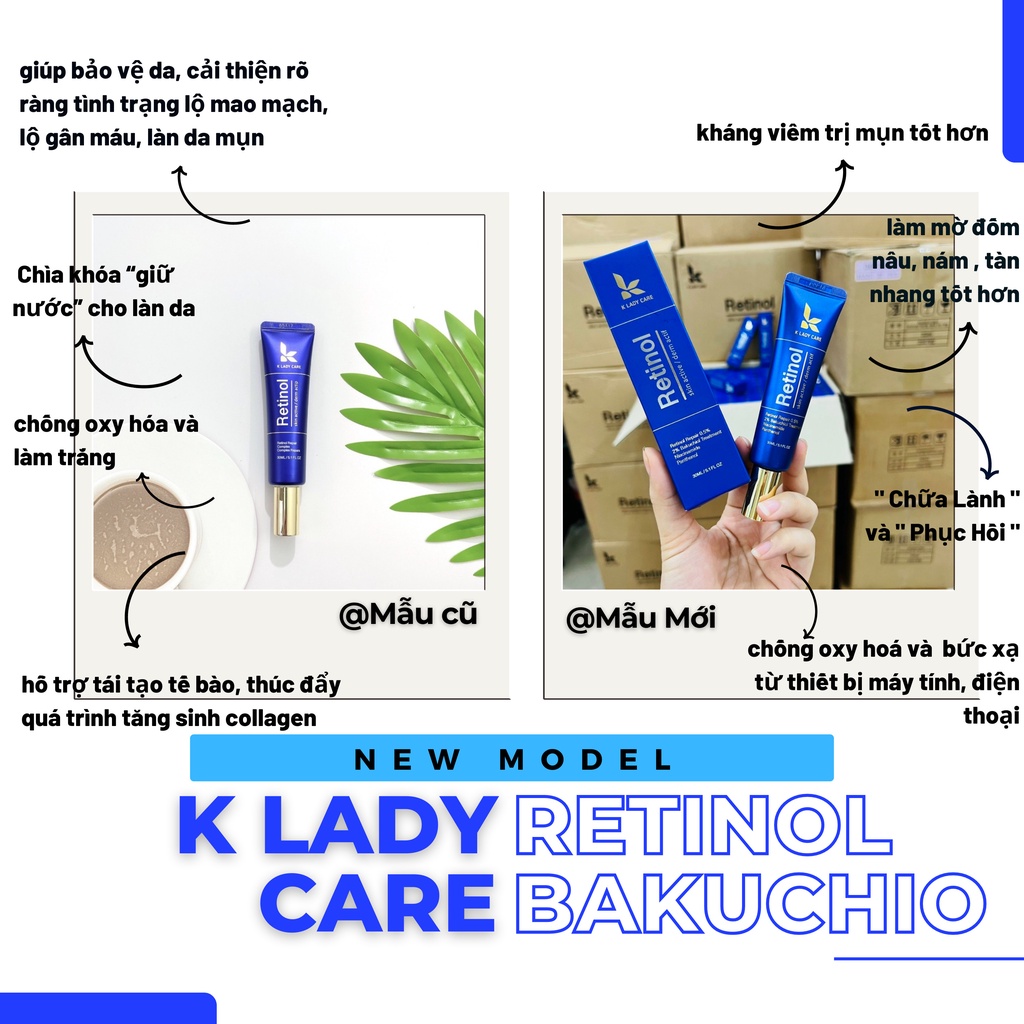 Retinol K Lady Care Repair Korean Lotion 30ml | Shopee Malaysia