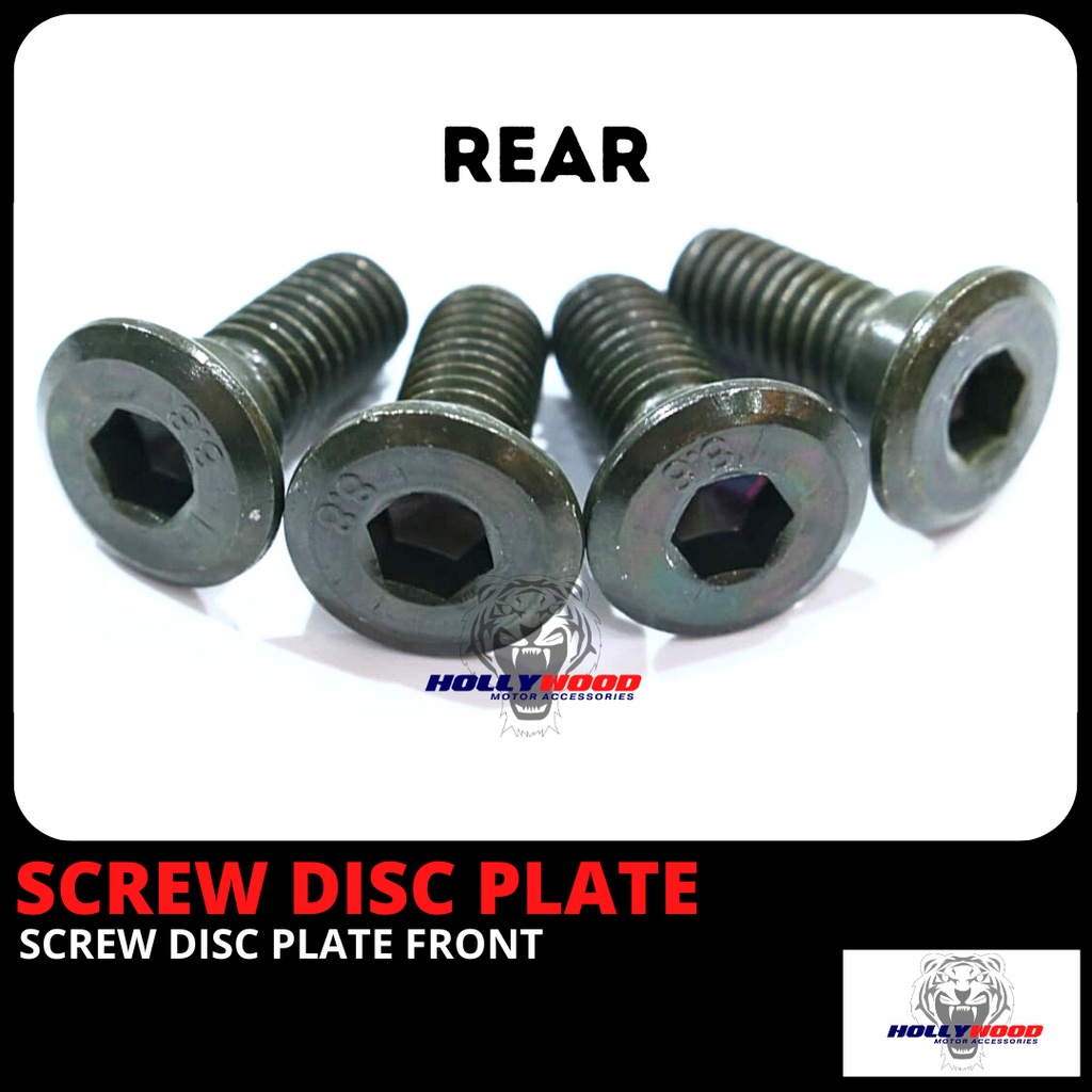 SKRU DISC BELAKANG MOTOR YAMAHA LC135 Y15 Y16 R15 FZ150i 125ZR R25 ...