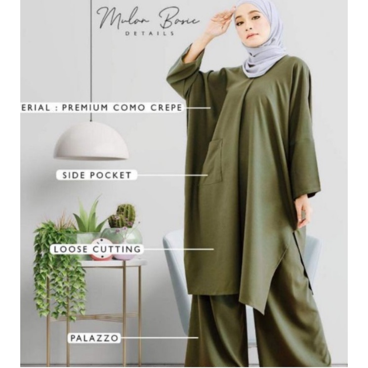 Mulan Basic Mulan Viral {Ready Stock } Muslimah Suite Loose Abaya ...