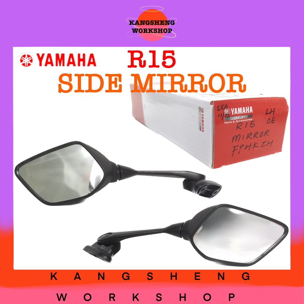 YAMAHA R15 SIDE MIRROR (LH/RH) - (ORIGINAL) (R 15) CERMIN | Shopee Malaysia