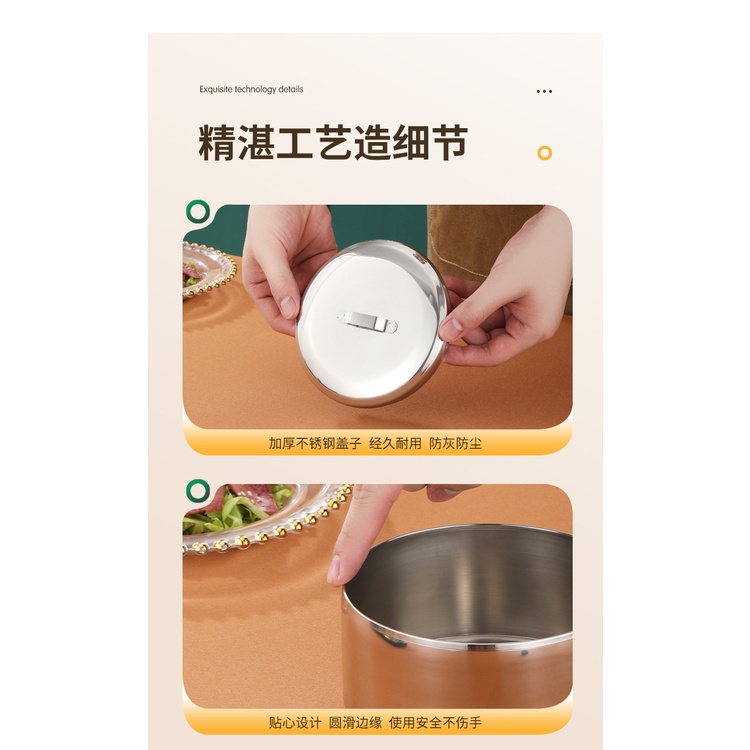 R&C 304 Stainless Steel Multilayer Food Grid 2/3/4/5 Layer Food ...