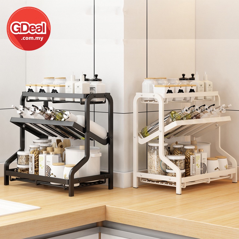 GDeal Seasoning Supplies Spices Ingredients Cooking Shelf Sauce Storage ...