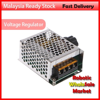 AC 220V 4000W High Power SCR Speed Controller Electronic Voltage Regulator Governor Thermostat ...