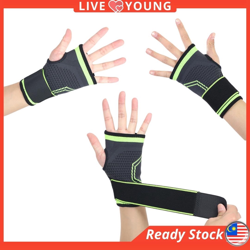 Wrist Guard Palm Hand Thumb Support Glove 3D Breathable Splint Cycling ...