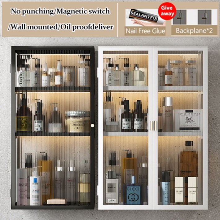 Multifunction Bathroom cosmetics and toiletries organizer storage rack ...
