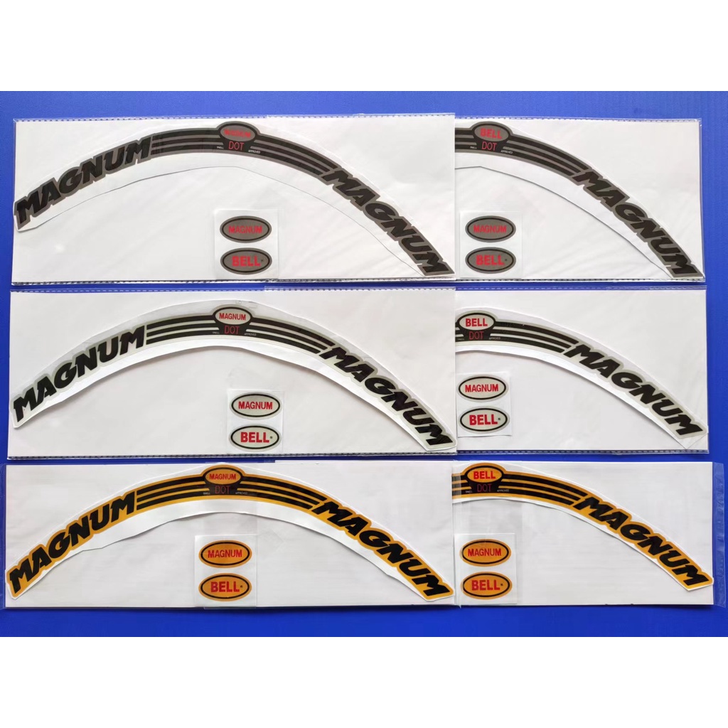 Sticker Helmet Magnum Sticker MAG (7095) | Shopee Malaysia