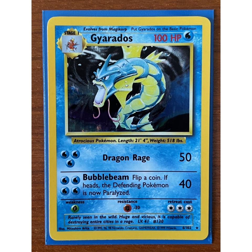 Gyarados #6 Pokemon Base Set | Shopee Malaysia