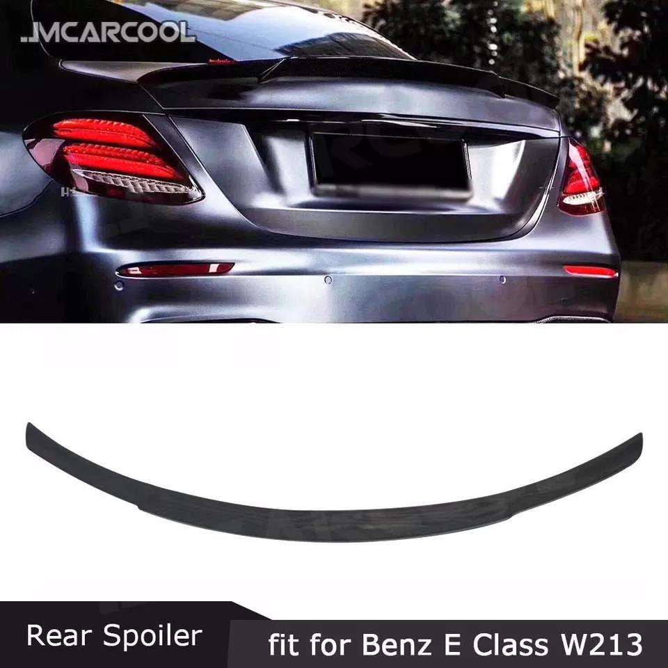 Carbon Fiber/FRP Unpainted Black Trunk Boot Spoiler Wing for Mercedes Benz E Class W213 E200 ...