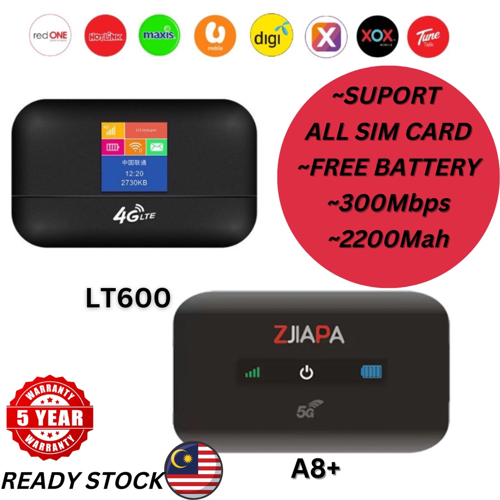 [SHIPIN24HRS]Modem LT600/A8+/D7+ Router 4G LTE Unlimited Hotspot ...