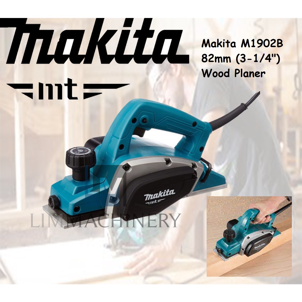 Makita M1902B Electric Wood Planer Machine (580w / (3-1/4") / 82mm ...