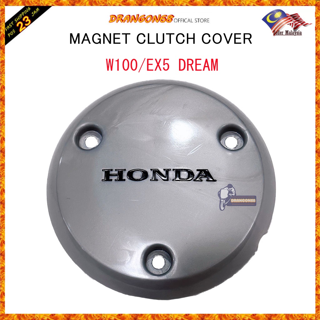 MAGNET COVER HONDA W100 EX5 DREAM CLUTCH COVER DREAM / W100 WITH LOGO ...